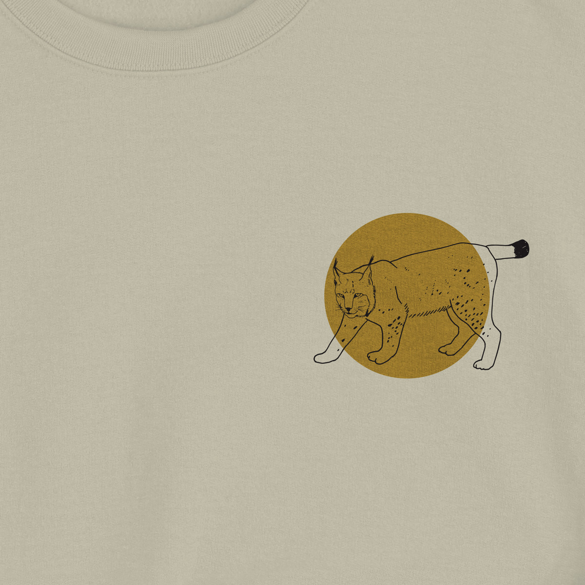 Balkanski ris - organski pamuk unisex magla siva dukserica (PRE-ORDER ...